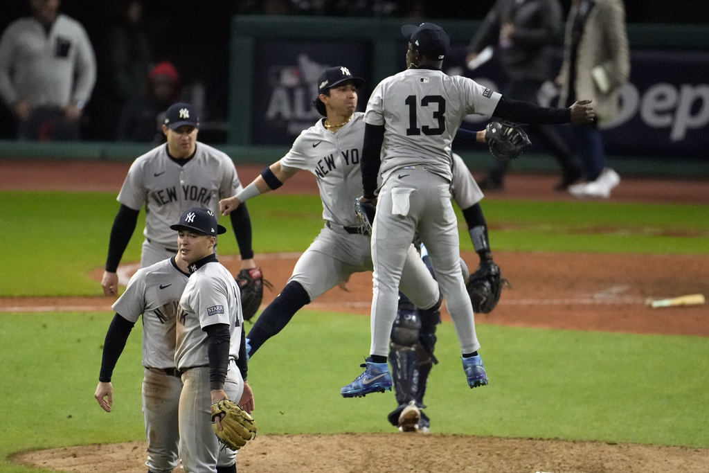 Yankees get to Guardians closer Clase again, score 2 runs in 9th to win ...